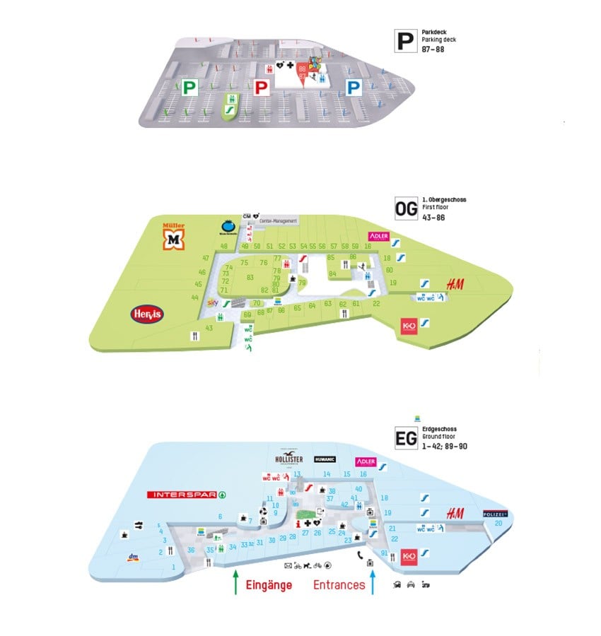 Shops & Geschäfte im ATRIO Villach | große Vielfalt entdecken