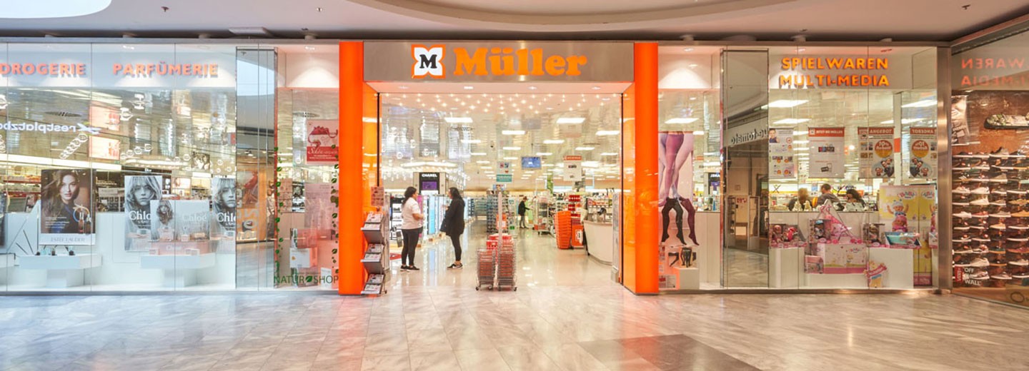 Müller drugstore perfumery, multi-media, toys, handicraft at ATRIO Villach